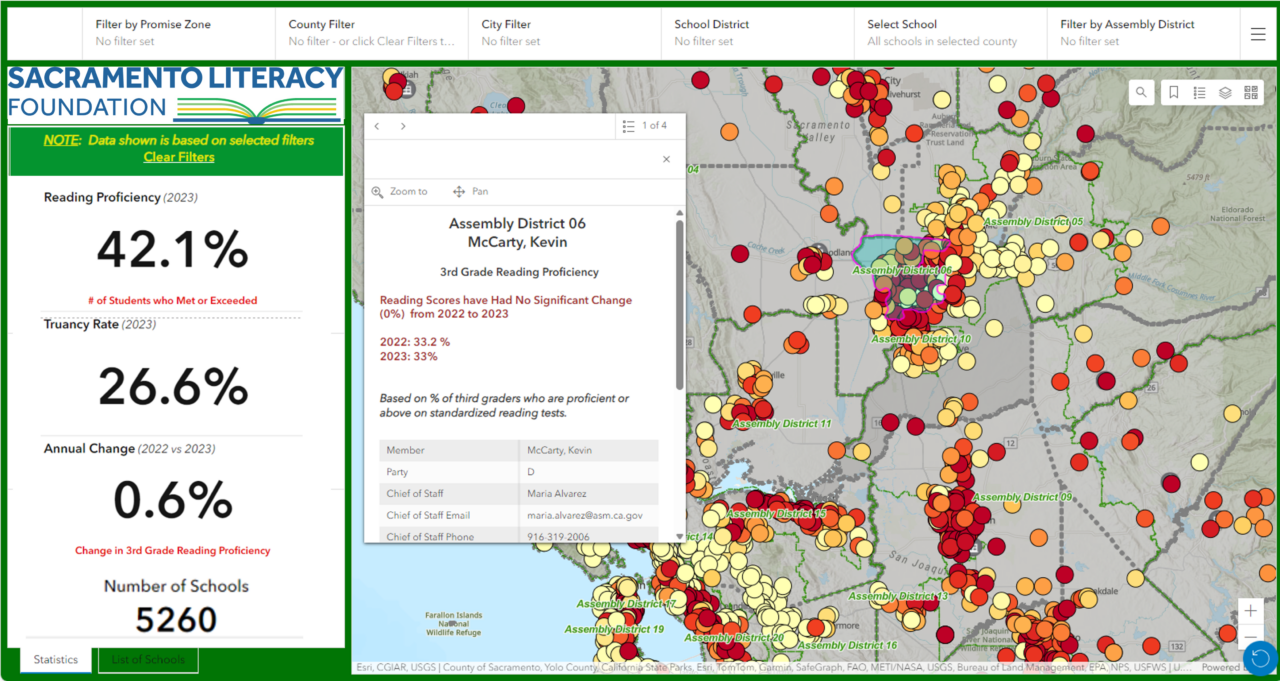 Give Today: Literacy Map | Sacramento Literacy Foundation